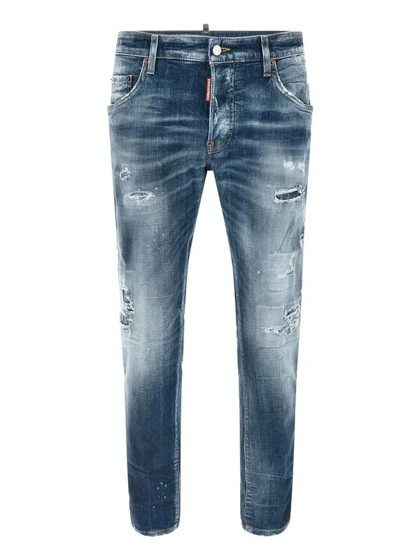 Dsquared2 Skater Jeans With Distressed Details - Blue