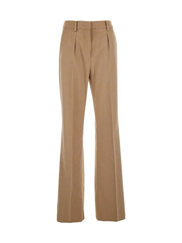 Max Mara Wool Blend Pants - Multicolor