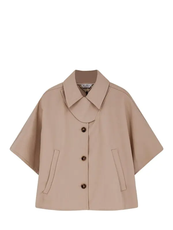 Max Mara Cotton Cape - Multicolor