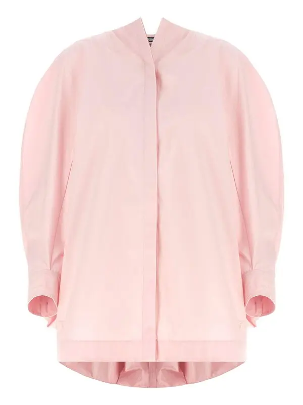 Jacquemus La Chemise Pittore Cotton Poplin Shirt - Pink