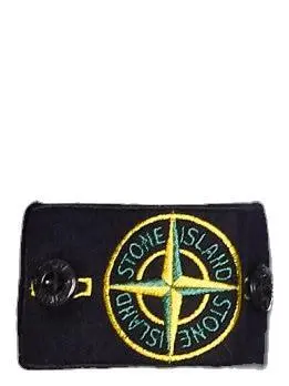 Stone Island Ribbed Wool Turtleneck Sweater - Blue