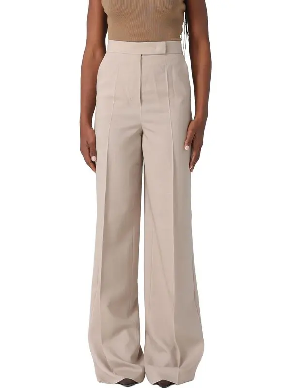 Max Mara Tailored Wide-leg Trousers - Green