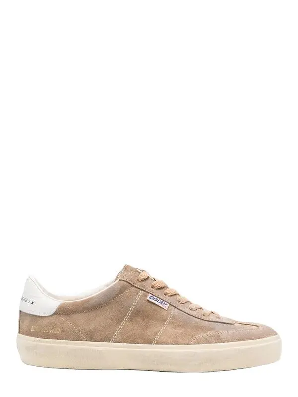 GOLDEN GOOSE Suede Lace-up Low-top Sneakers - Brown