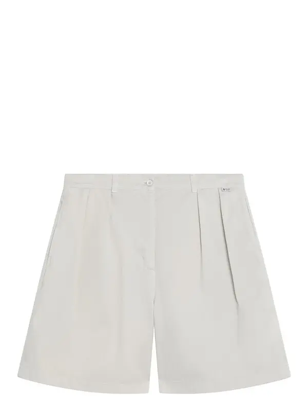 Prada Gabardine Bermuda Shorts - White