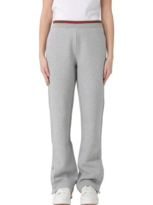 Gucci Cotton Mix Pants - Gray