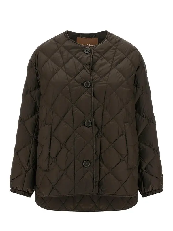 Max Mara Iridescent Down Jacket - Brown