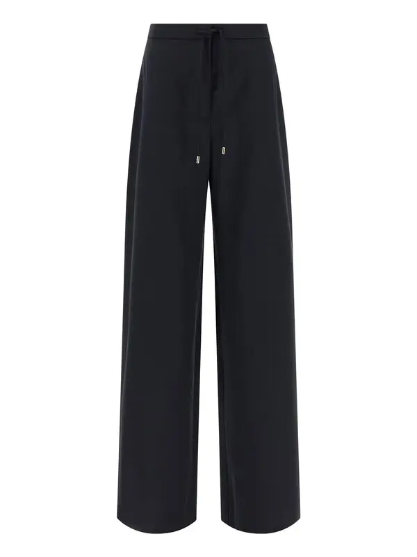 Max Mara Mstcorone Wool Trousers - Blue