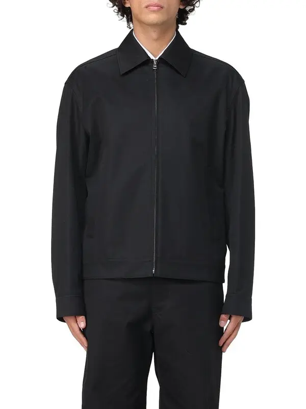 Gucci Zip-up Jacket With Signature Stripe Detail - Black
