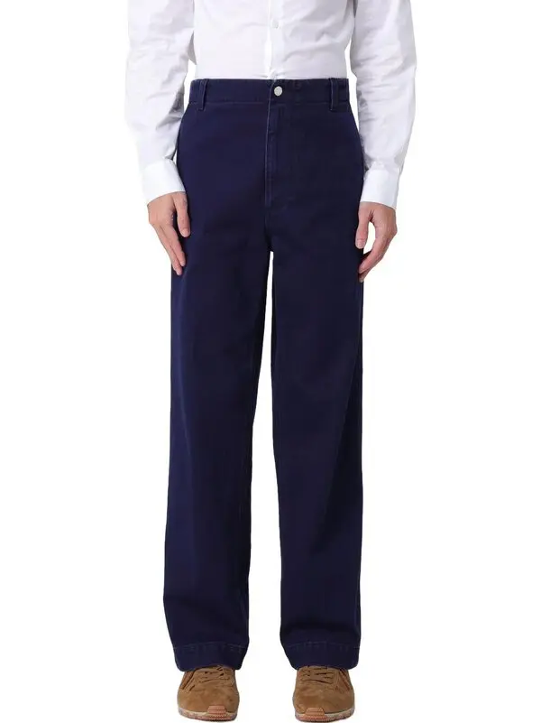 Gucci Cotton Trousers - Blue