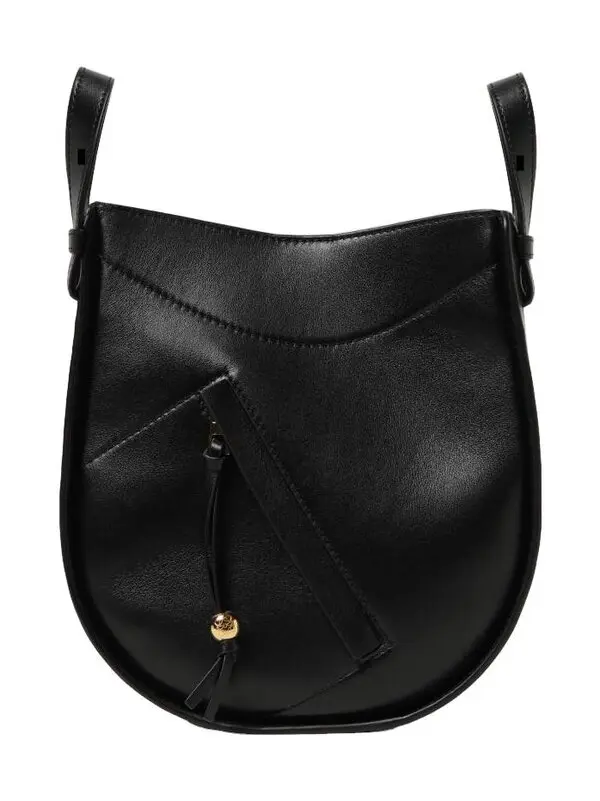Loewe Calfskin Leather Shoulder Bag - Black