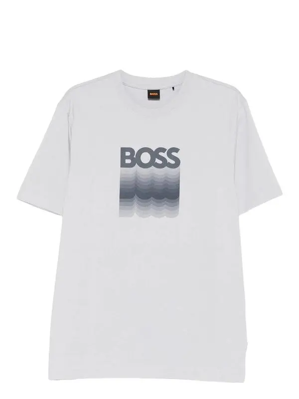BOSS Grey T-shirts & Vests T-shirts - Gray