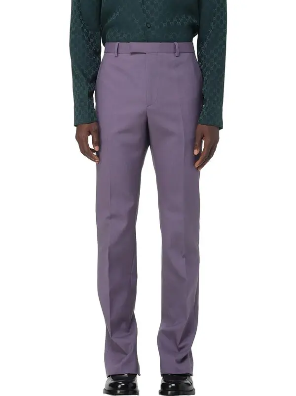 Gucci Fall/winter 2025/2026 Wool Trousers - Purple