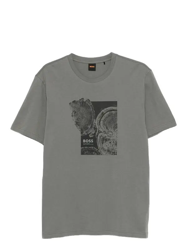 BOSS Grey T-shirts & Vests T-shirts - Gray