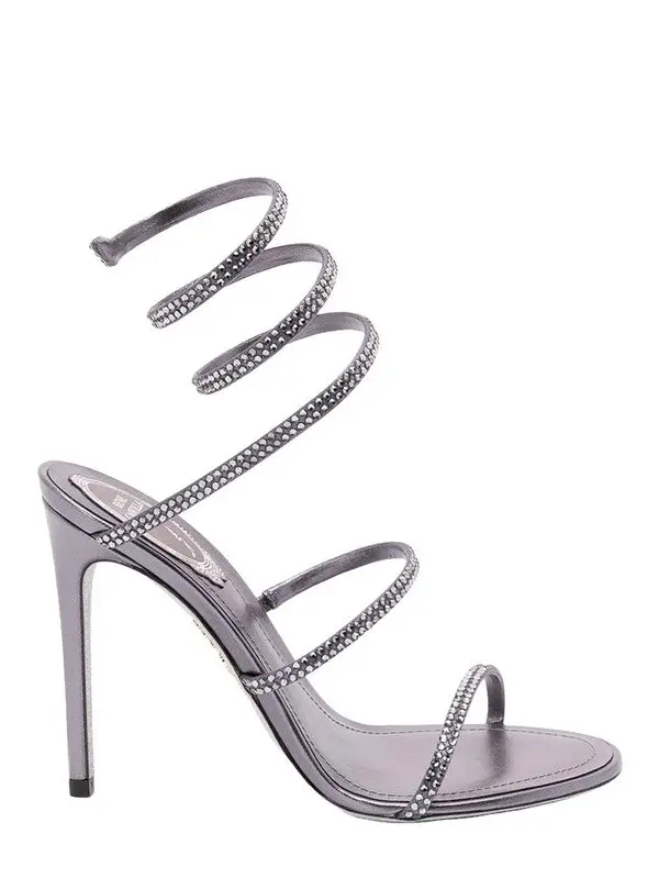 Rene Caovilla Embellished Stiletto Sandals - Multicolor