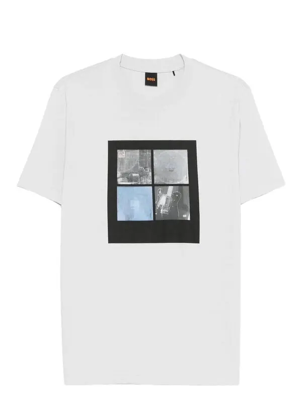 BOSS Grey T-shirts & Vests T-shirts - Gray