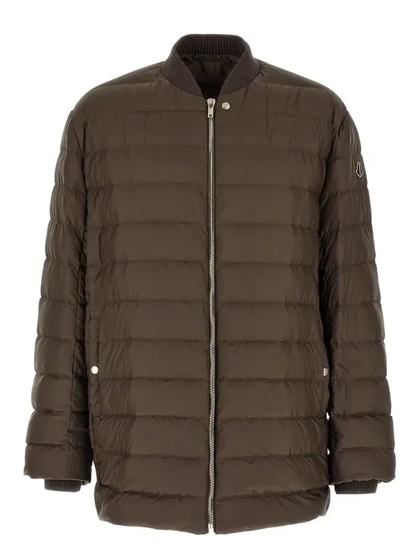 Rick Owens Moncler + "flight Parka" Down Jacket - Brown