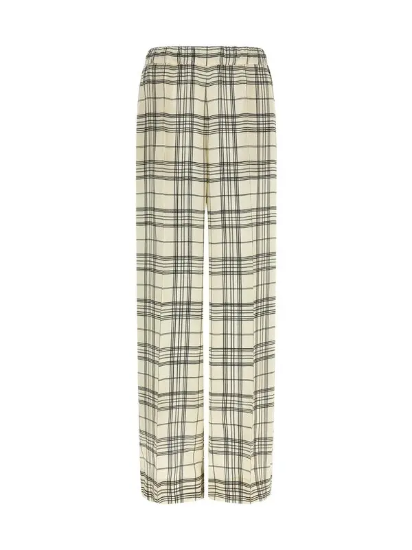 JIL SANDER Fluid Viscose Pants - Cream