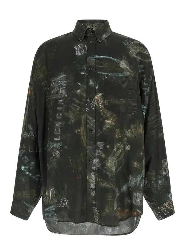 Balenciaga Cocoon' Shirt - Black
