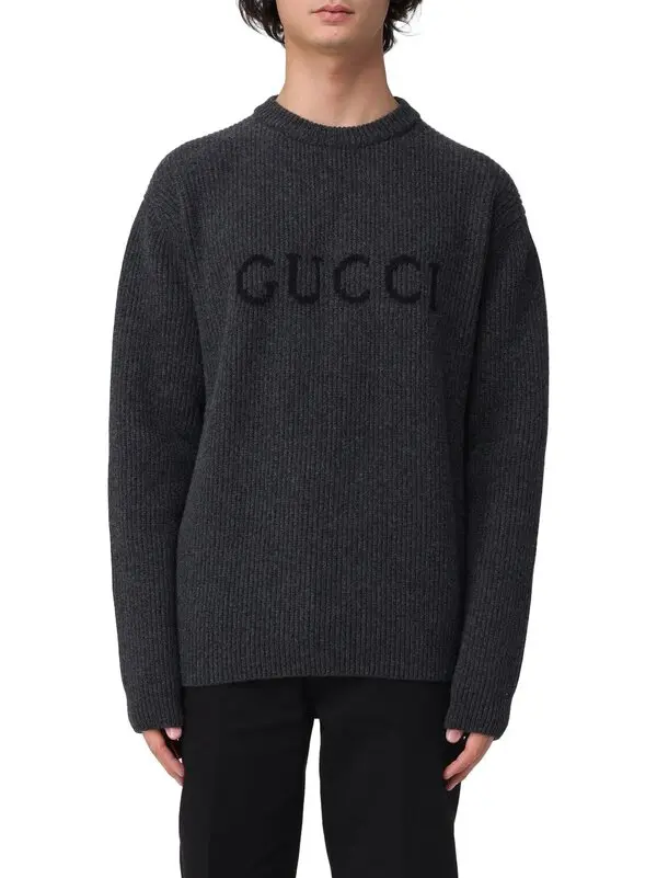 Gucci Crew Neck Ribbed Sweater - Multicolor