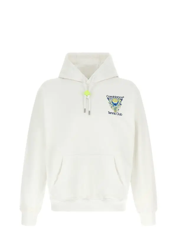 Casablanca Tennis Club Icon Hoodie - White