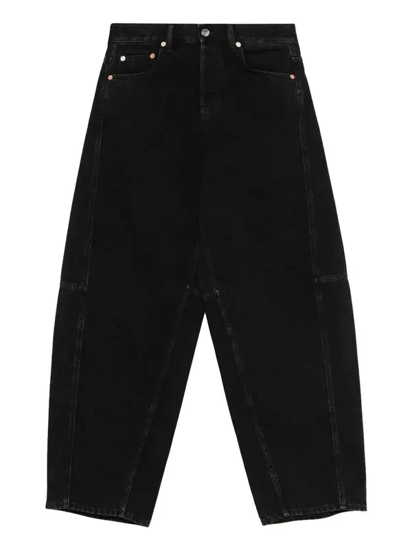Gucci Wide Leg Denim Pants - Multicolor