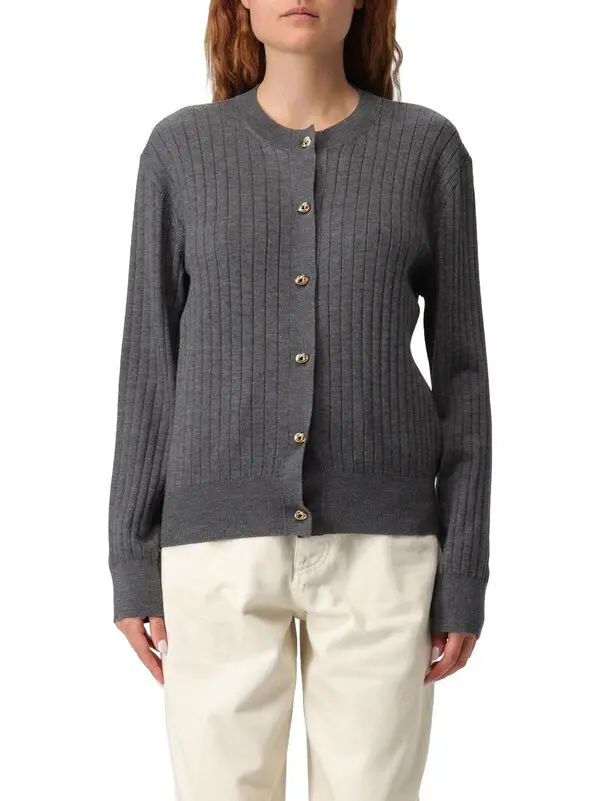Bottega Veneta Ribbed Wool Cardigan - Multicolor