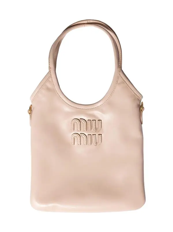 Miu Miu Blush Leather Handbag - Pink