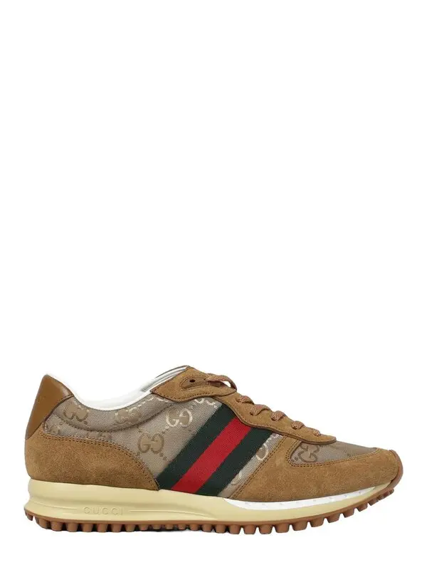 Gucci Sneakers Beige Calf Skin - Cream