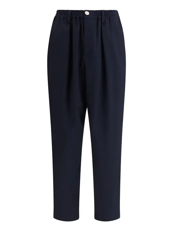 Marni Tailored Merino Wool Trousers - Blue