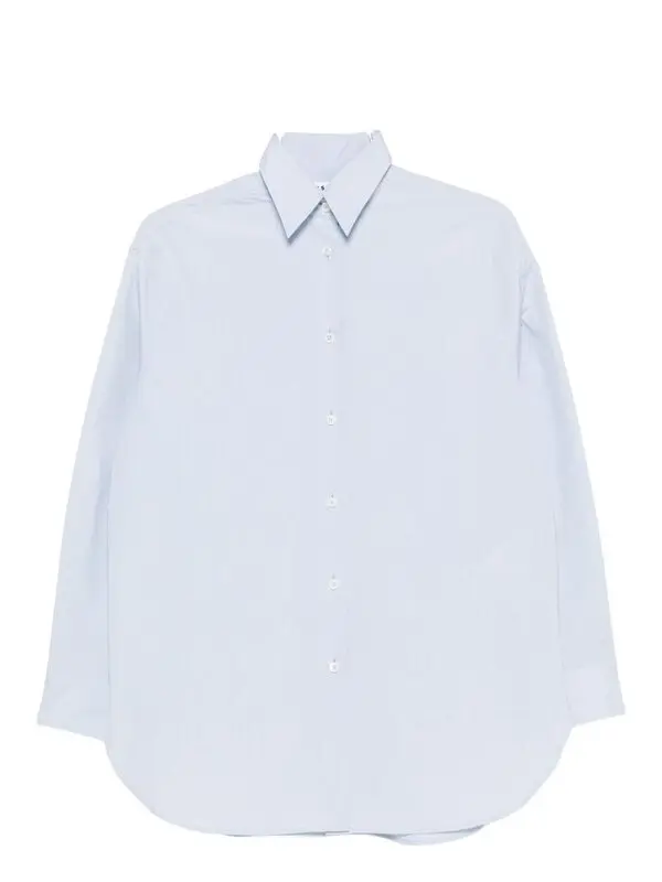 JIL SANDER Oversize Cotton Poplin Shirt - Multicolor