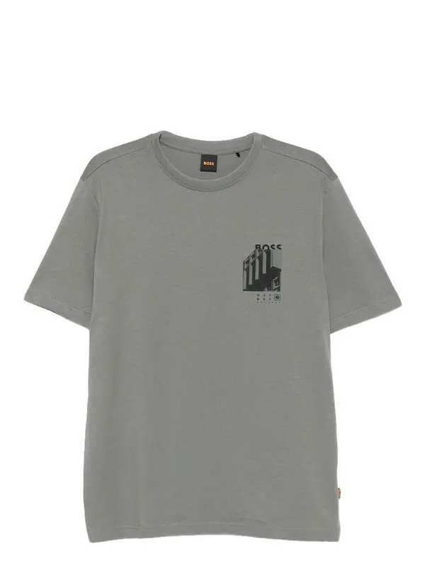BOSS Grey T-shirts & Vests T-shirts - Gray