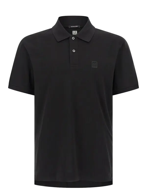 C.P. COMPANY The Metropolis Series' Polo Shirt - Black