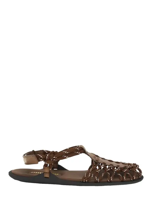 Miu Miu Heeled Sandal - Brown