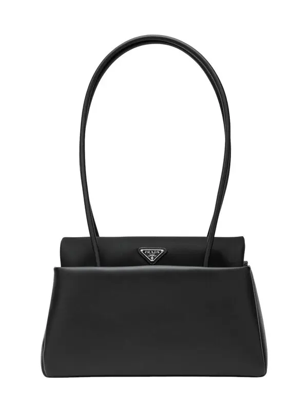 Prada Leather Shoulder Bag - Black