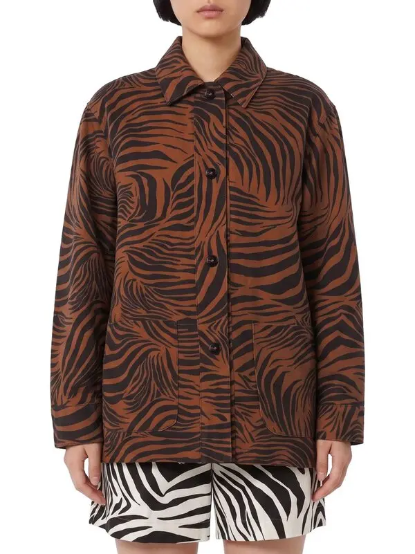 Max Mara Printed Shirt - Brown