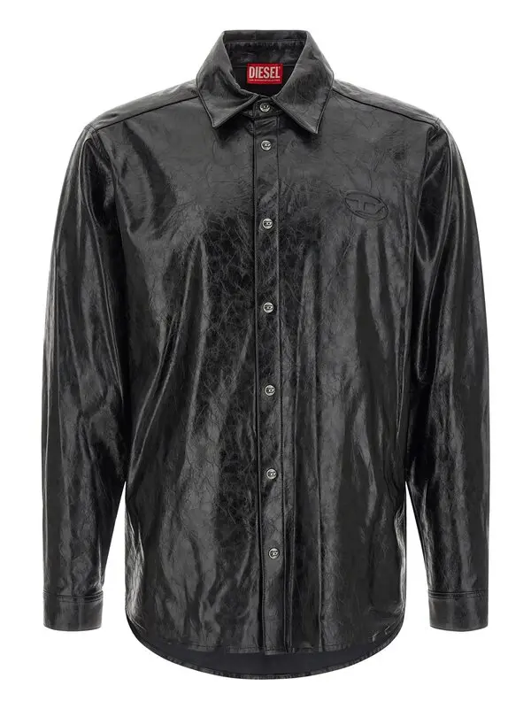 DIESEL® S-simply-qmbu' Shirt - Black