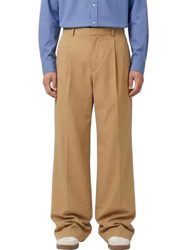 Loewe Tailored Wide Leg Trousers - Cream