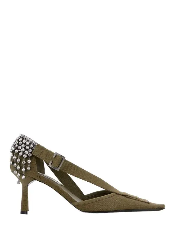 Prada Embellished Pump - Green