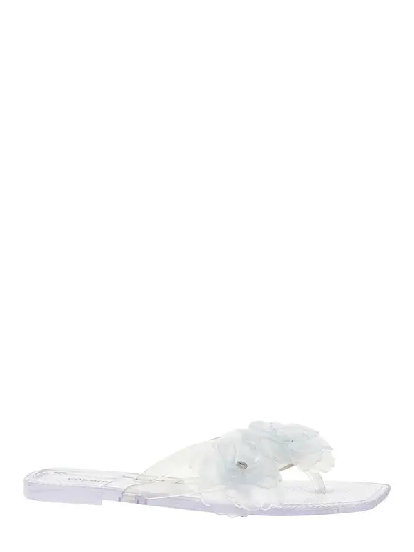 Coperni Silicone Flower Flat Flip-flop Sandals - Multicolor
