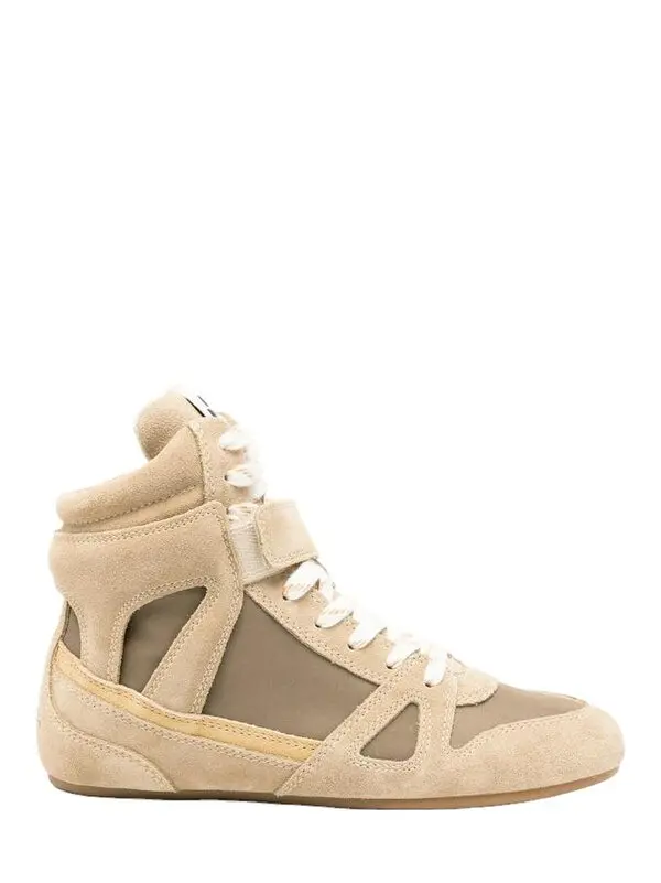 Isabel Marant Étoile High-top Trainers With Panelled Design - Cream