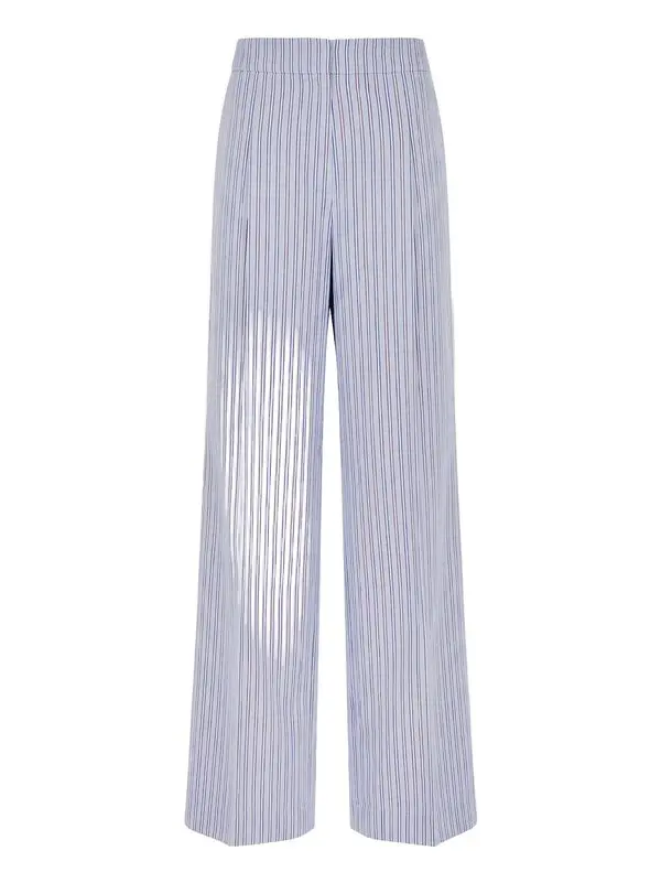 Dries Van Noten Pila Cupro Trousers - Blue