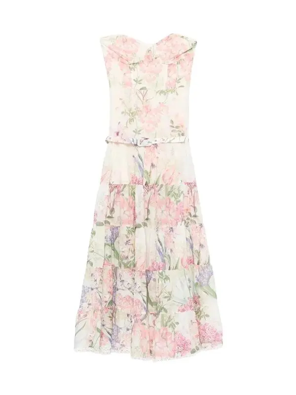 Charo Ruiz Ibiza Danny" Long Cotton Dress - Multicolor