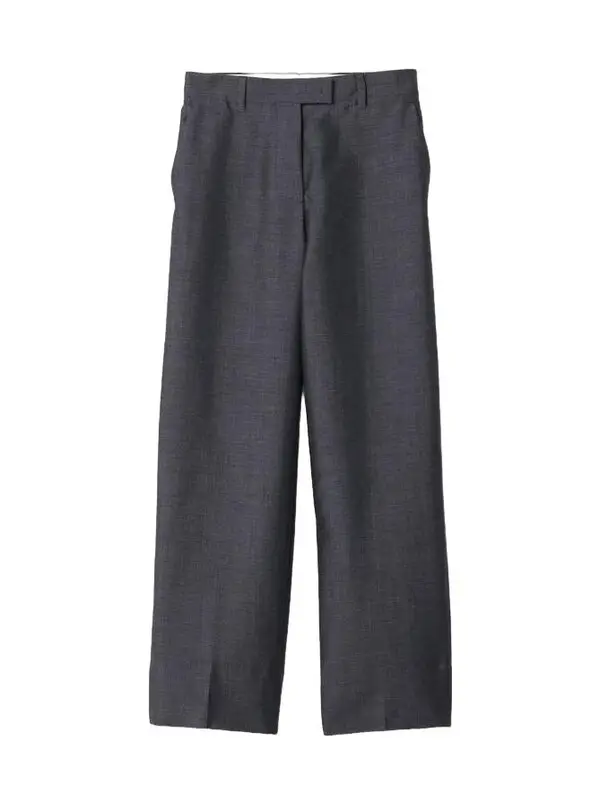Miu Miu Straight Leg Trousers - Gray