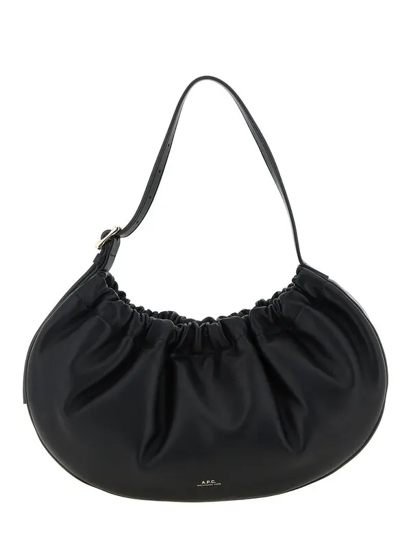A.p.c. Ninon Hoop Shoulder Bag - Black