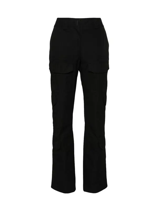 Givenchy Black Cotton Cargo Pants - Multicolor