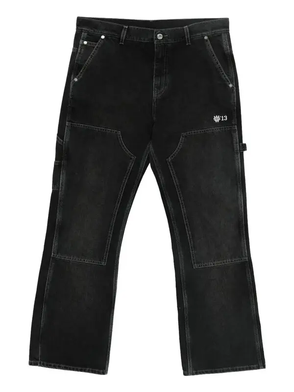 Off-White Gothic Ow Flare Carpenter Jeans - Multicolor