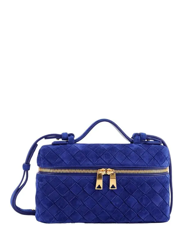Bottega Veneta Suede Vanity Case - Multicolor