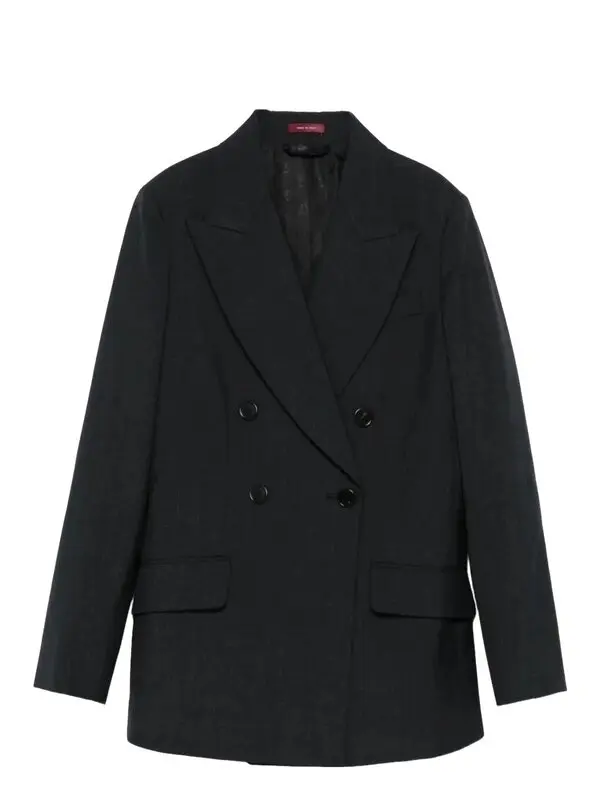 Gucci Double Breasted Wool Blazer - Multicolor