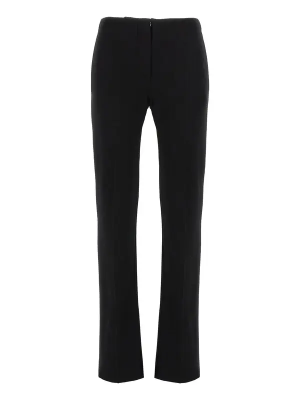 Sportmax Earry1 Stretch Viscose Trousers - Black