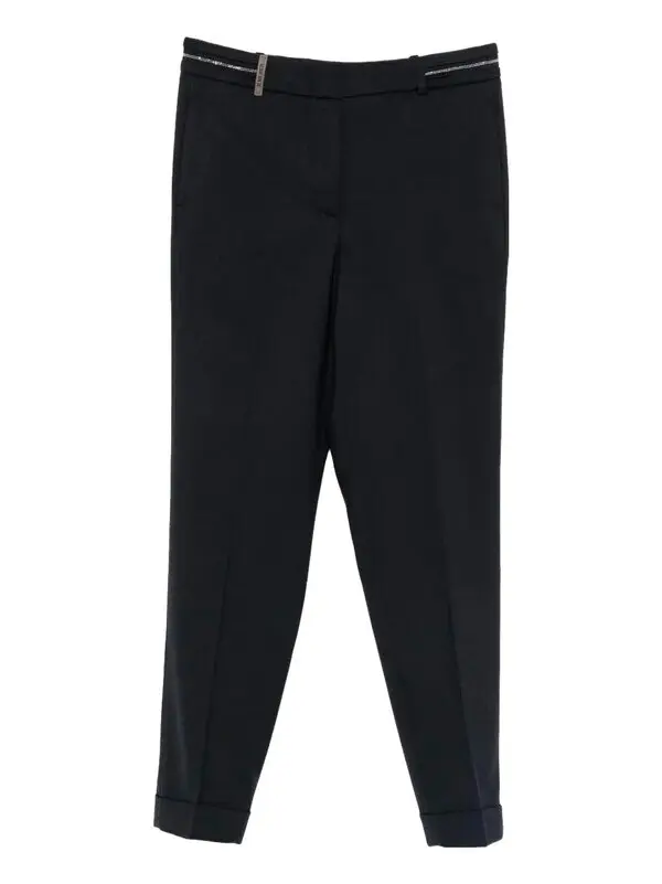 Peserico Tailored Wool Pants - Multicolor